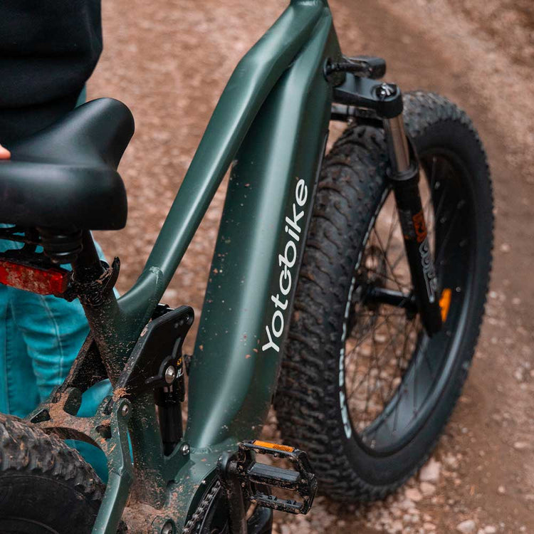 Leopard Pro+ Fat Tire Full Suspension Ebike - Yotobike