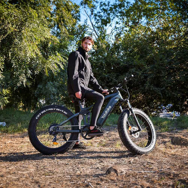 Yoto Leopard Full Suspension Electric Hunting Bike With Fat Tires – Yotobike