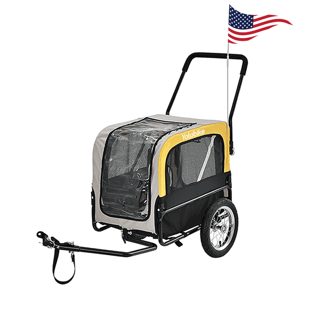 Yotobike|Pet Bike Trailer For Sale| Family Cargo Bike Pet Trailer