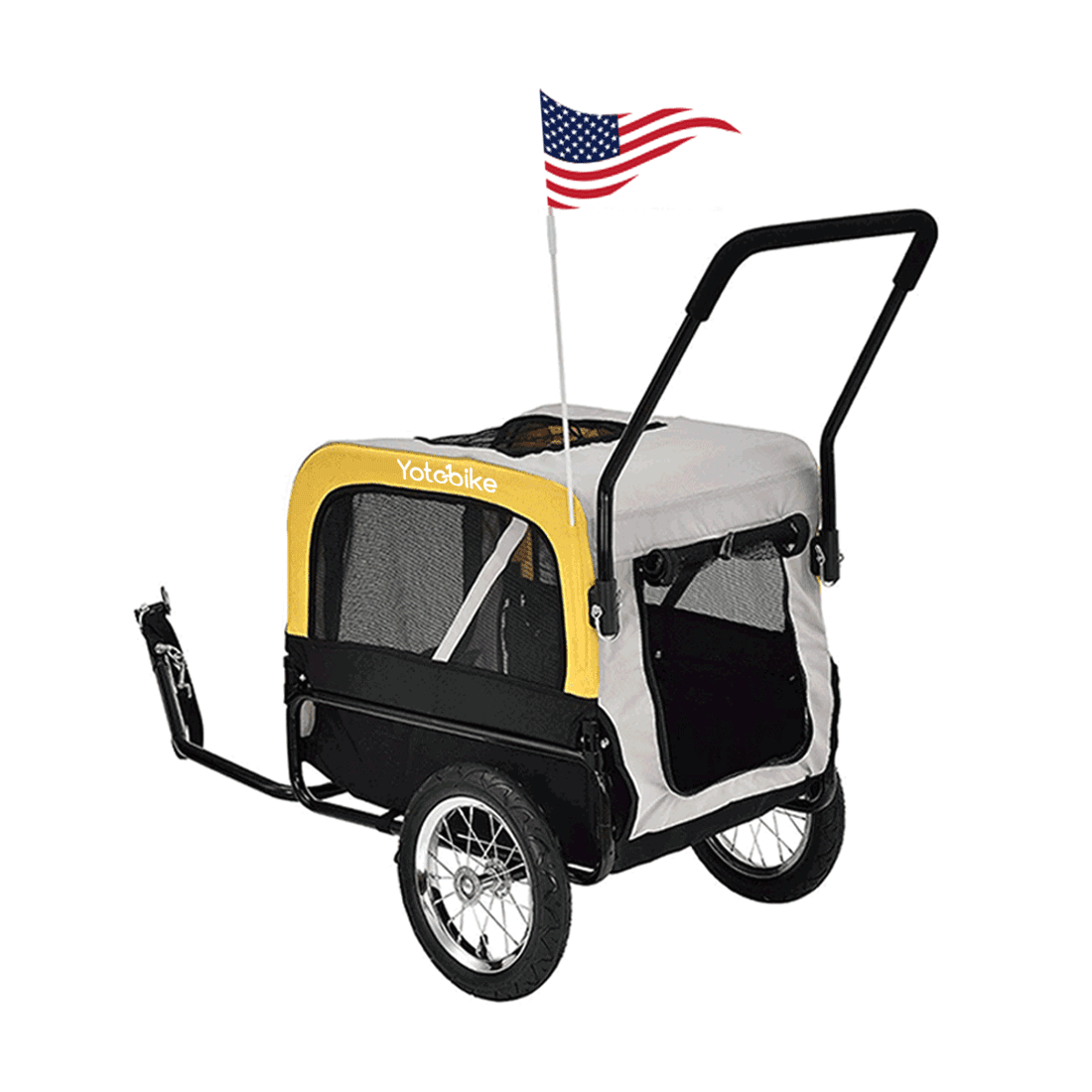 Yotobike|Pet Bike Trailer For Sale| Family Cargo Bike Pet Trailer